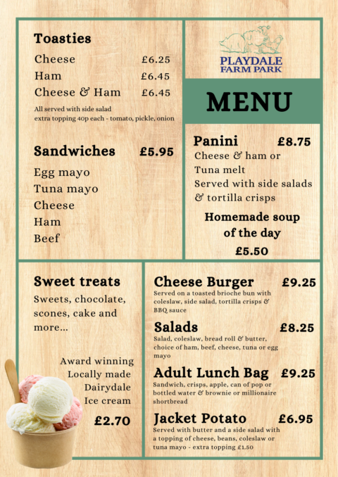 Café|Playdale Farm Park | Come Rain or Shine...