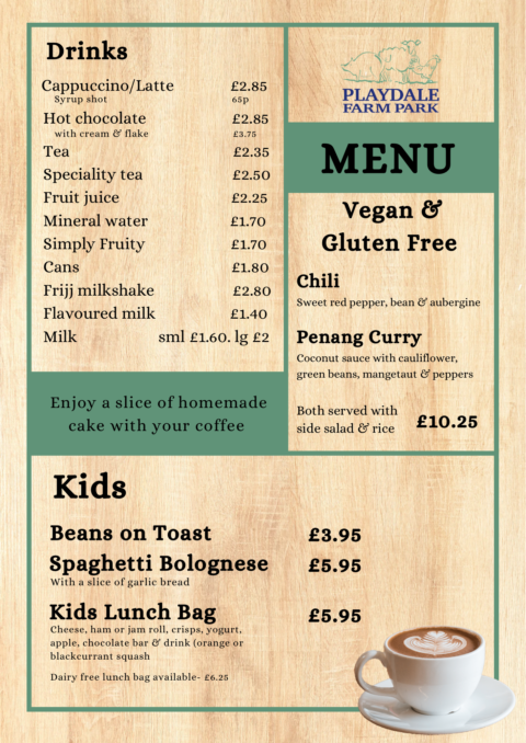 Café|Playdale Farm Park | Come Rain or Shine...